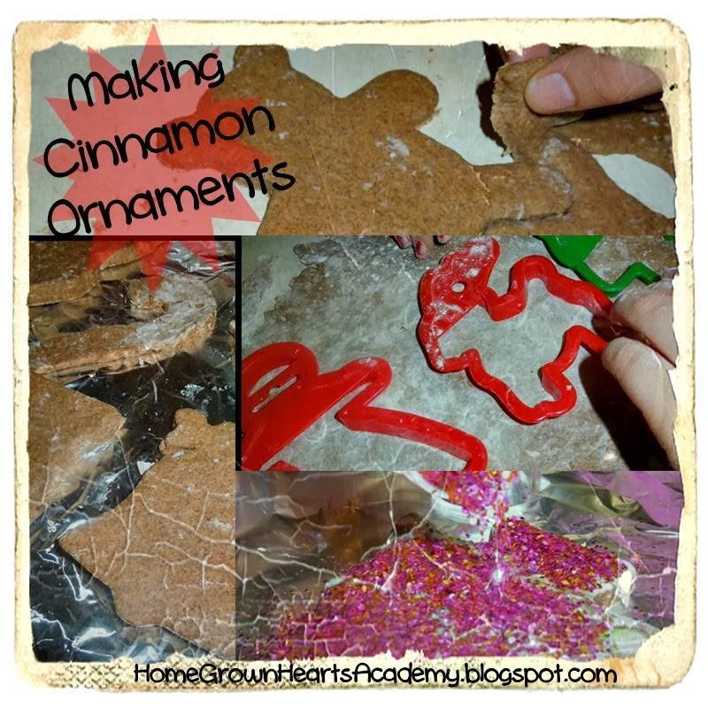 Home Grown Hearts Academy Homeschool Blog: Making Cinnamon Ornaments ...