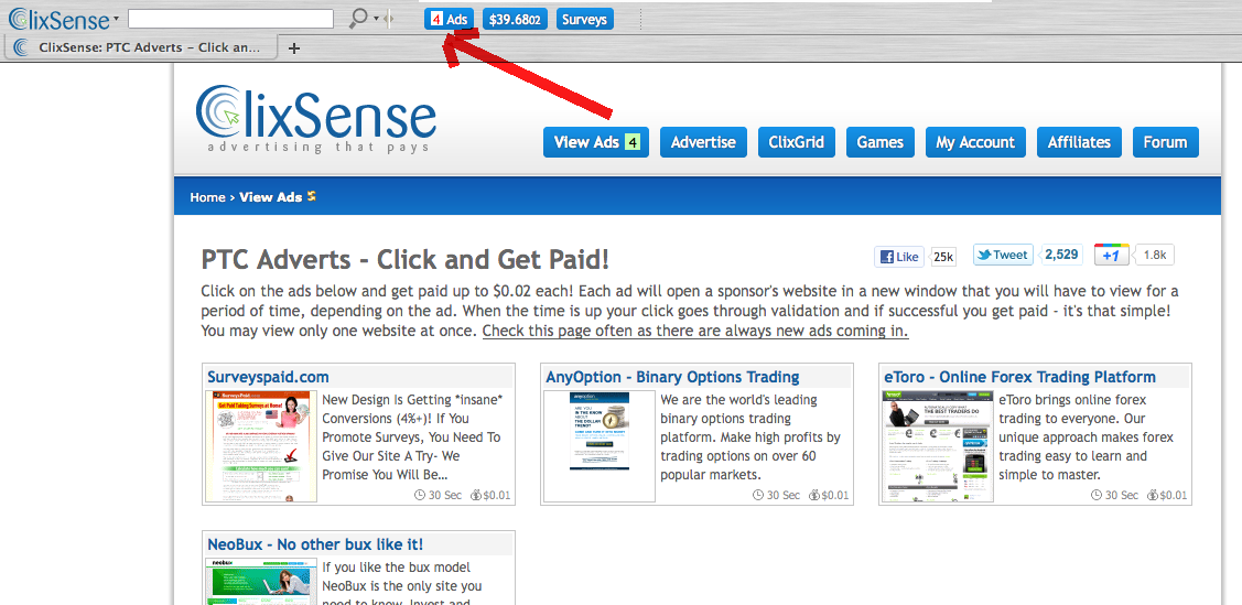 Salario Alternativo: ¿Qué es Clixsense y cómo usarlo?