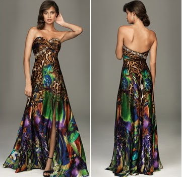 Wild Animal Print Dress for Prom Party | OctovianaBlog