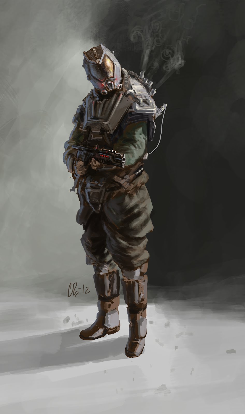 Charles Lister Art: Space Infantry