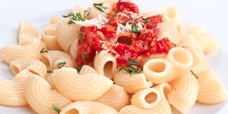 Recetario Nicolini: Pastas - Canutos Con Pimientos