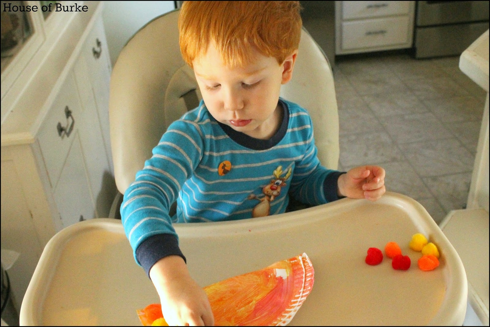 House of Burke: Fine Motor Turkey Craft