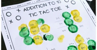 Printable 1St Grade Toc Tac Toe Math : Frugal in First: Tic-tac-toe ...