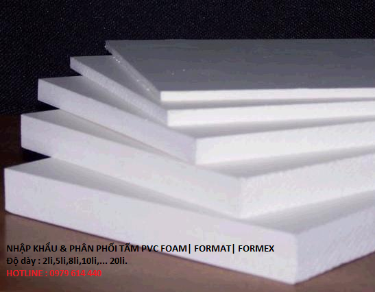 Bán tấm nhựa PVC Format, Formex, Foamex, Foam tại Bình Dương Bán tấm ...
