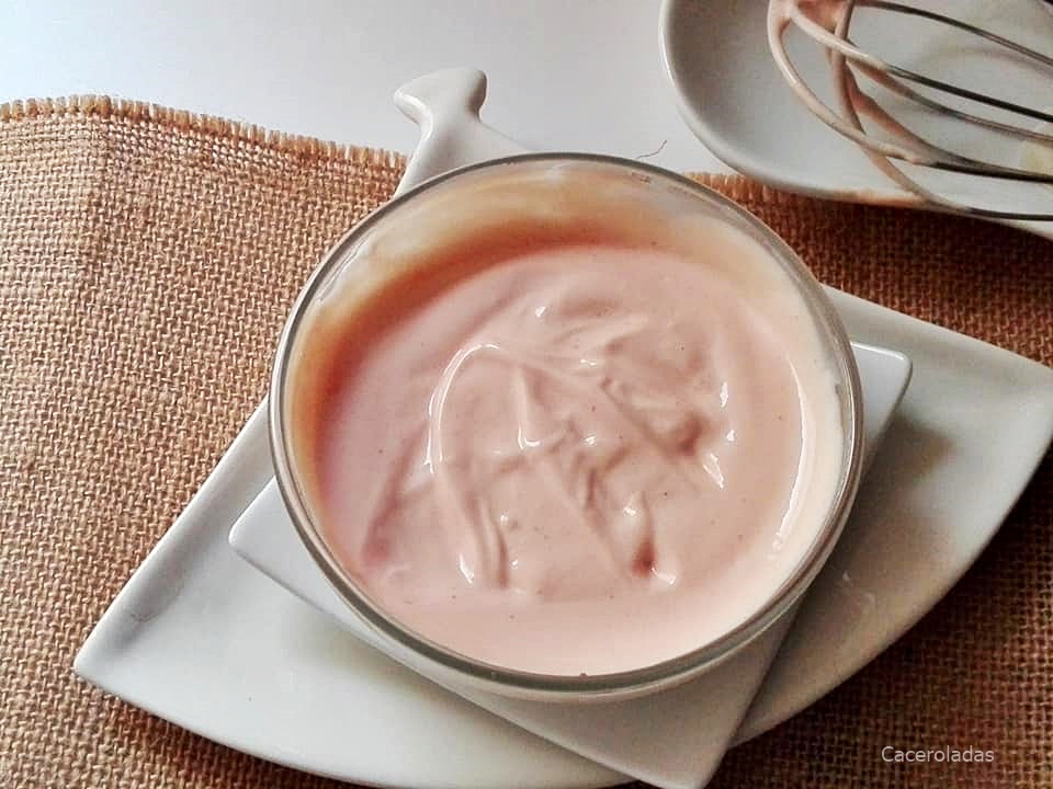 Como hacer salsa rosa casera | Caceroladas