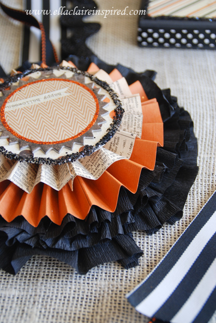 Allred Design Blog: Inspired by Pinterest: Paper Rosette Projects
