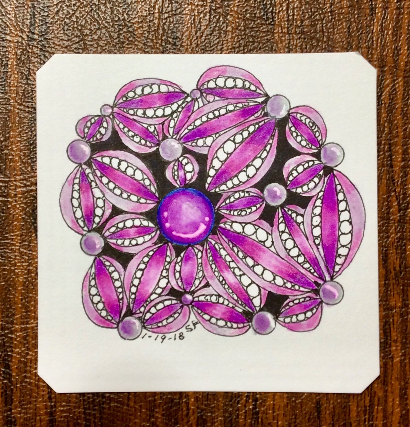 Tickled To Tangle: "It's a String Thing" #226 Tiles