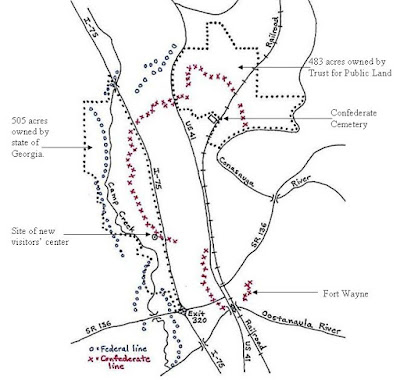 The Civil War Picket: State finalizing work on Resaca battlefield, will ...