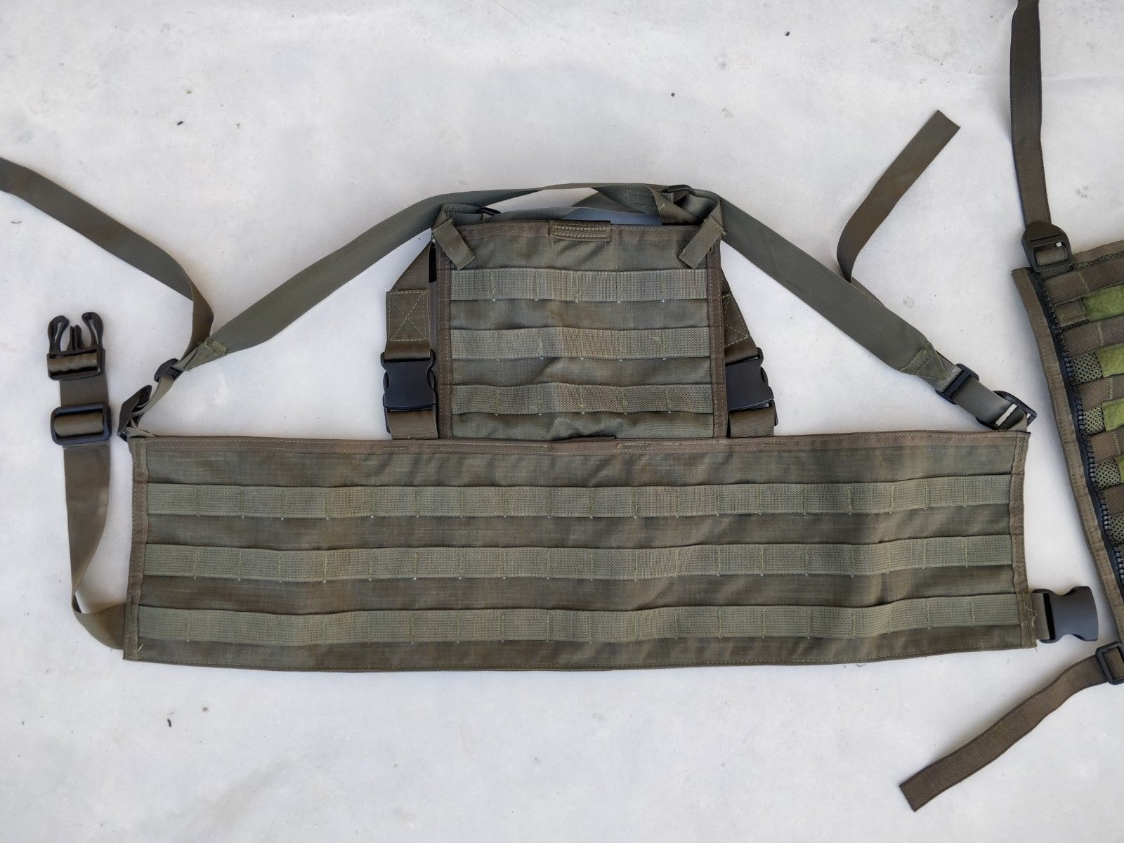Webbingbabel: Paraclete RACK Vest System Smoke Green '03 - Abdominal or ...