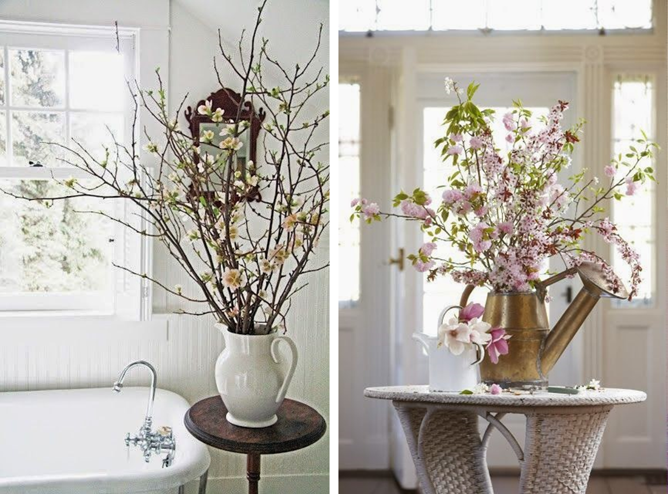 Decoración Fácil: DECORAR CON RAMAS EN FLOR