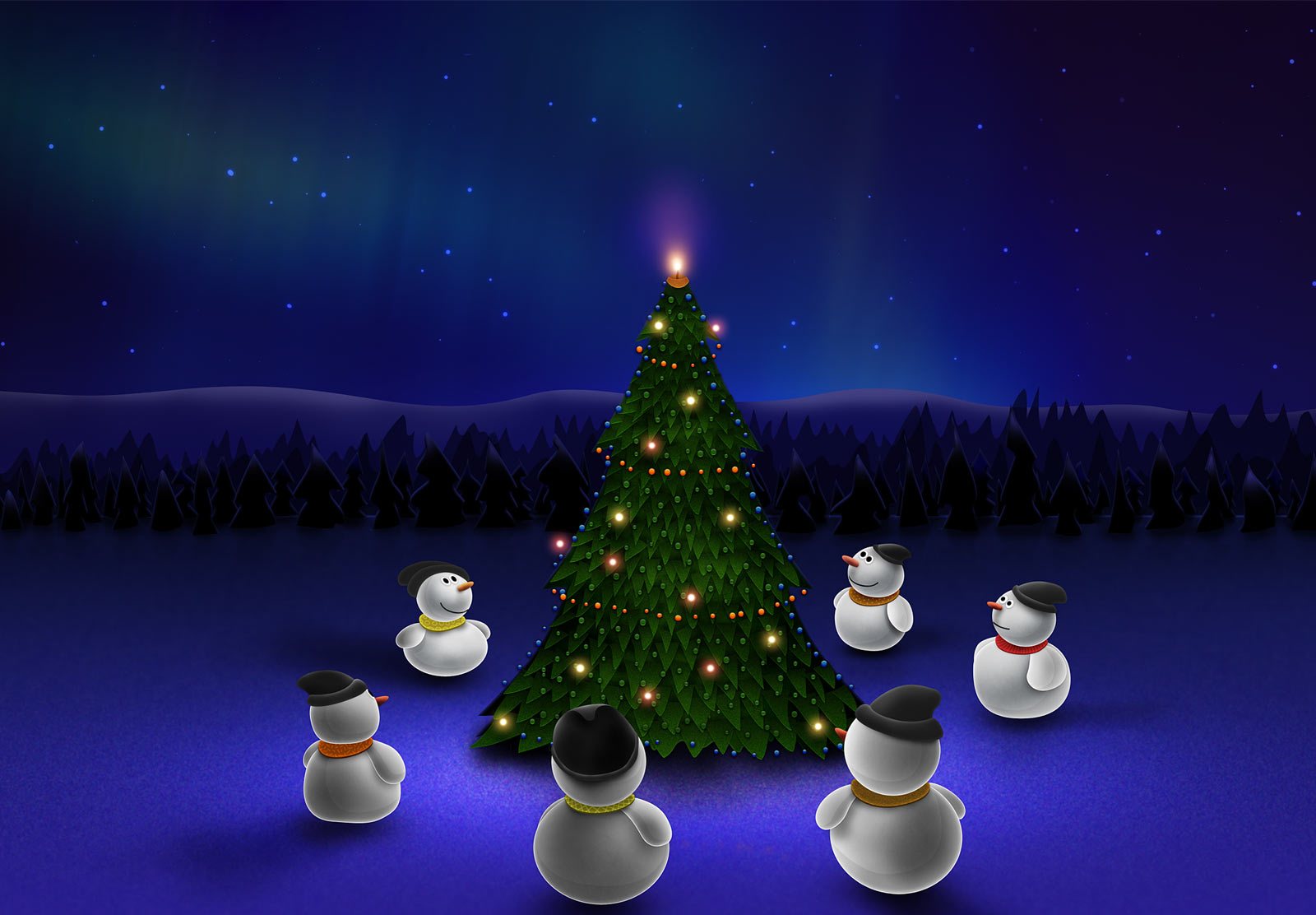 Christmas Wallpapers and Images and Photos: Christmas Night wallpapers ...