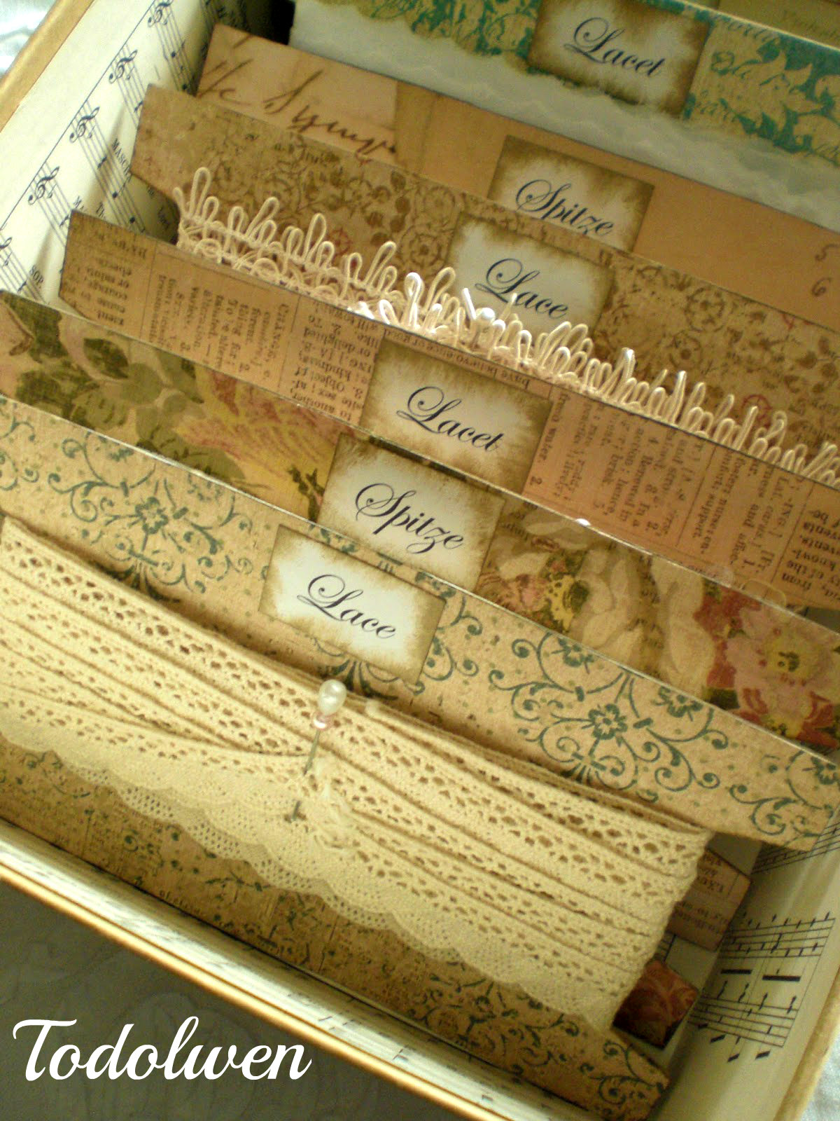 Todolwen: A New Tutorial ~ Lace Cards