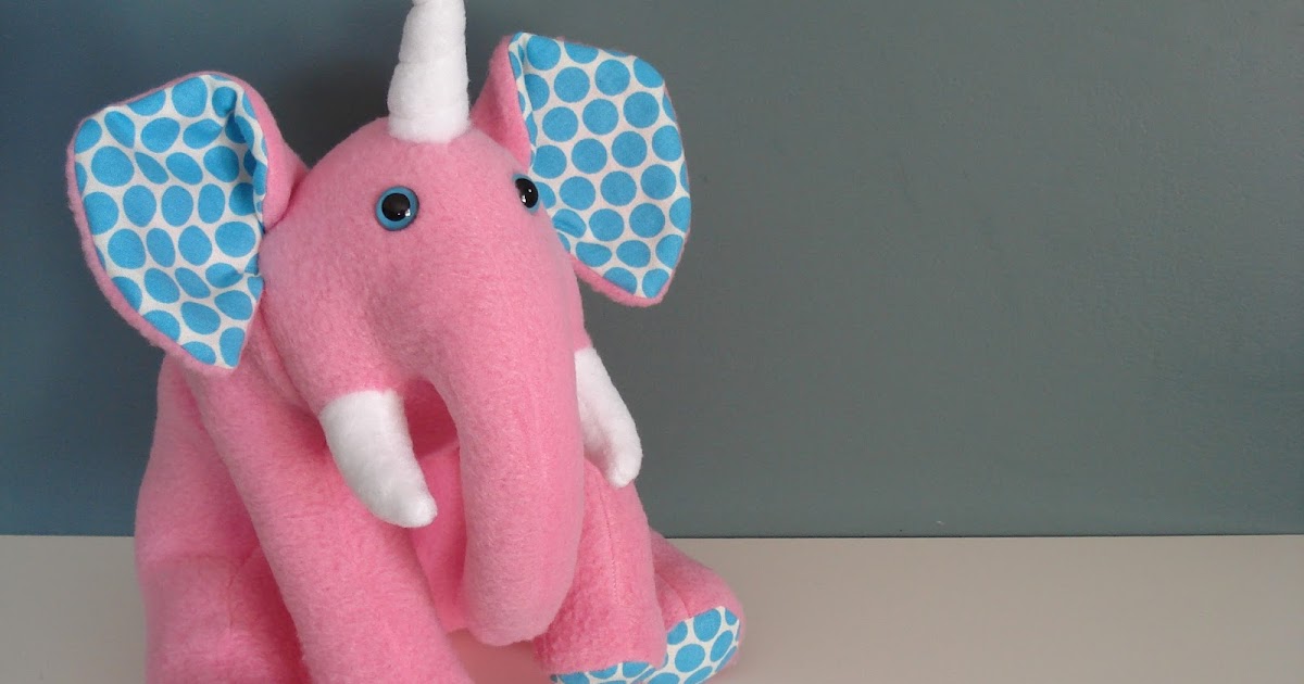Fleece Menagerie: Pink Uniphant / Elecorn (SOLD)