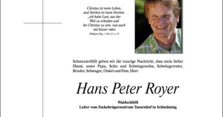 Hans Peter Royer Offenbarung - Als Christen sind wir nicht immer ...