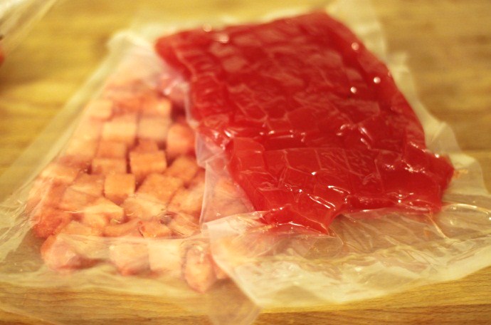 Emily's Culinary Adventures: Compressed Melon and a Gorgeous Summer Salad