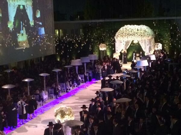 The Partial View: Senior American Roshei Yeshiva attend Rechnitz- Kornfeld wedding in Los Angeles.