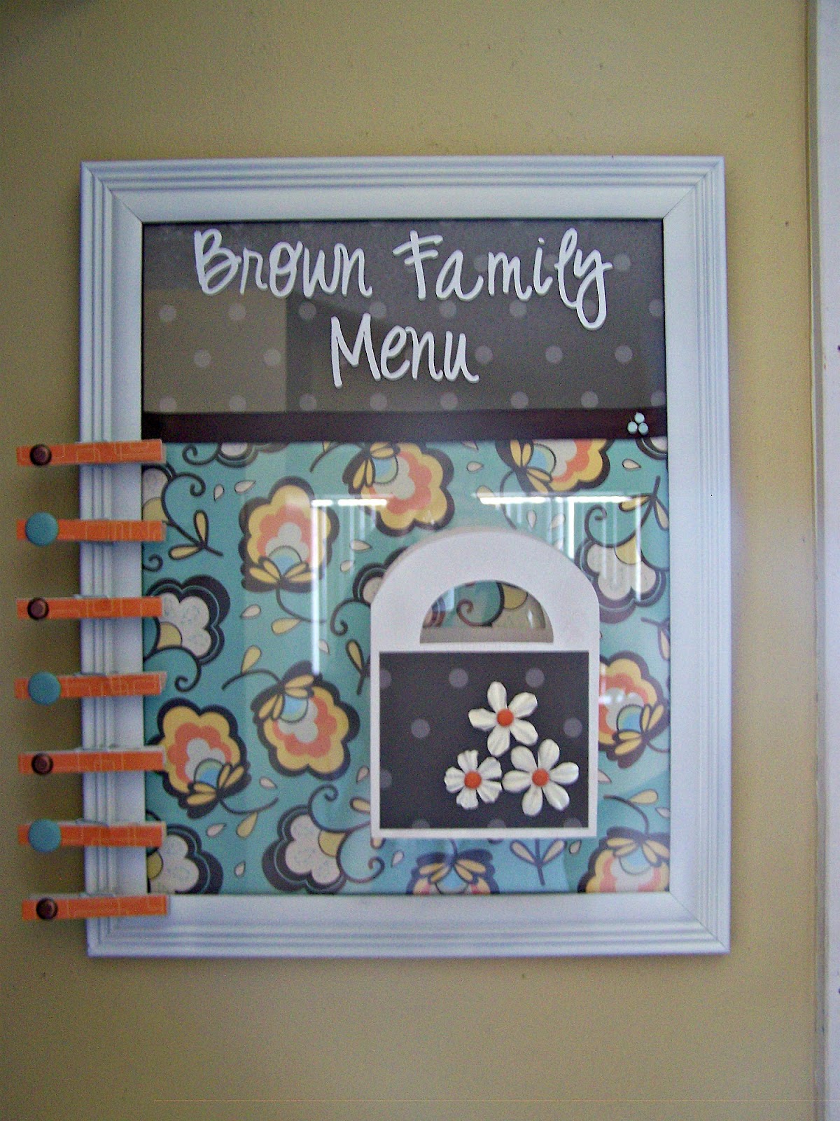 Mariah's Creations: Menu Board