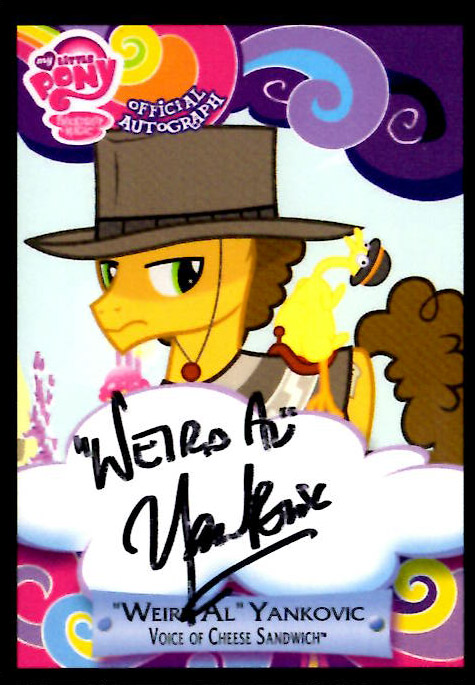 MLP "weird Al" Yankovic - Cheese Sandwich Trading Cards | MLP Merch