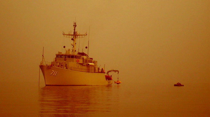 KRI Pulau Rengat - 711: KRI Pulau Rengat - 711 Selesai melaksanakan ...