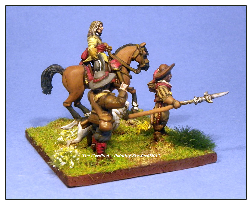 The Cardinal's Wargame Reveries: 28mm ECW mounted command