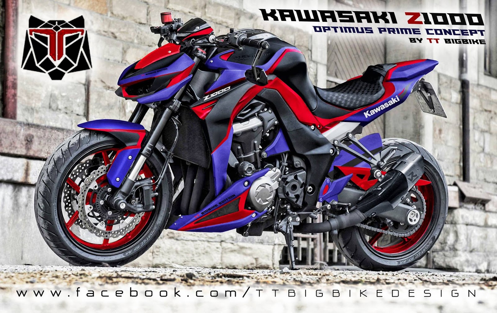 TT BIGBIKE DESIGN: KAWASAKI Z1000 DESIGN CONCEPT #1-4