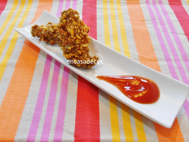 En casa de C y K.: Pollo crunch.