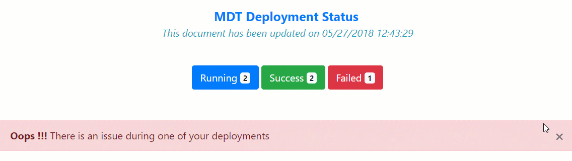 MDT Monitoring - Web report with Powershell and bootstrap | Syst & Deploy
