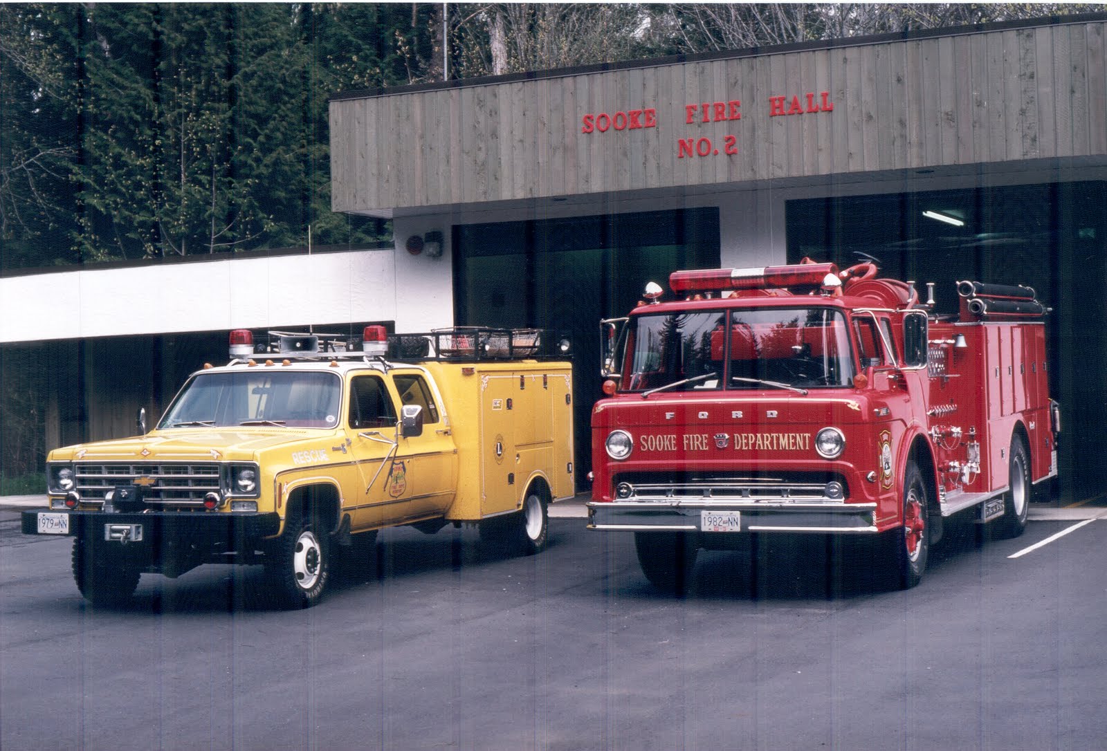 Sooke Fire Rescue Service: Firefighters rescue one of their own