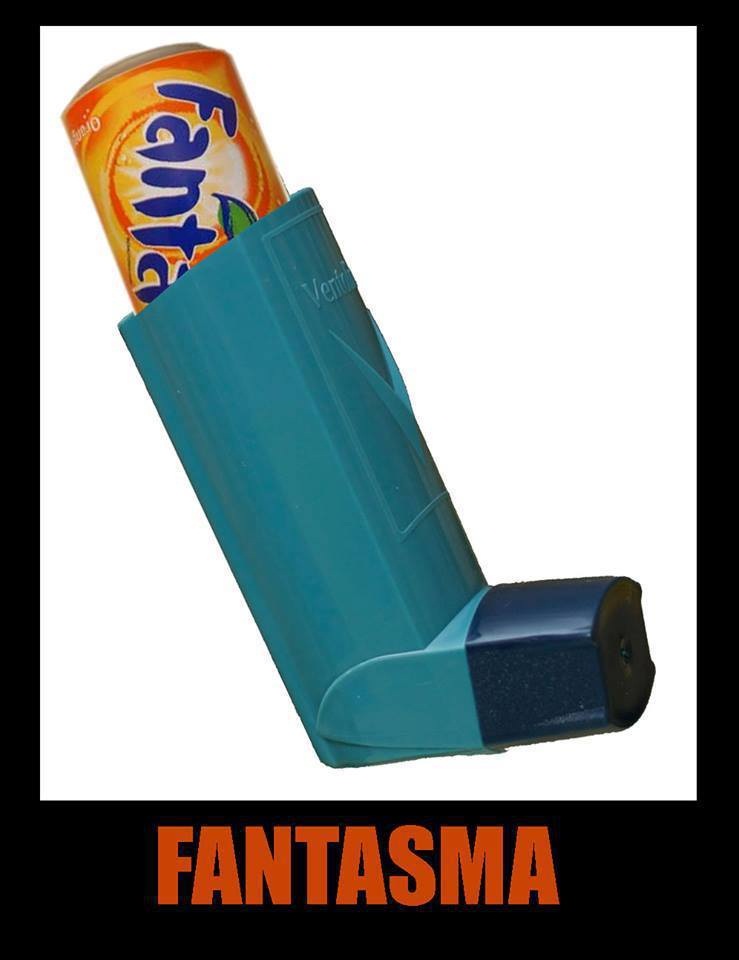 Imágenes super graciosas!: Fanta + asma (Chiste grafico)