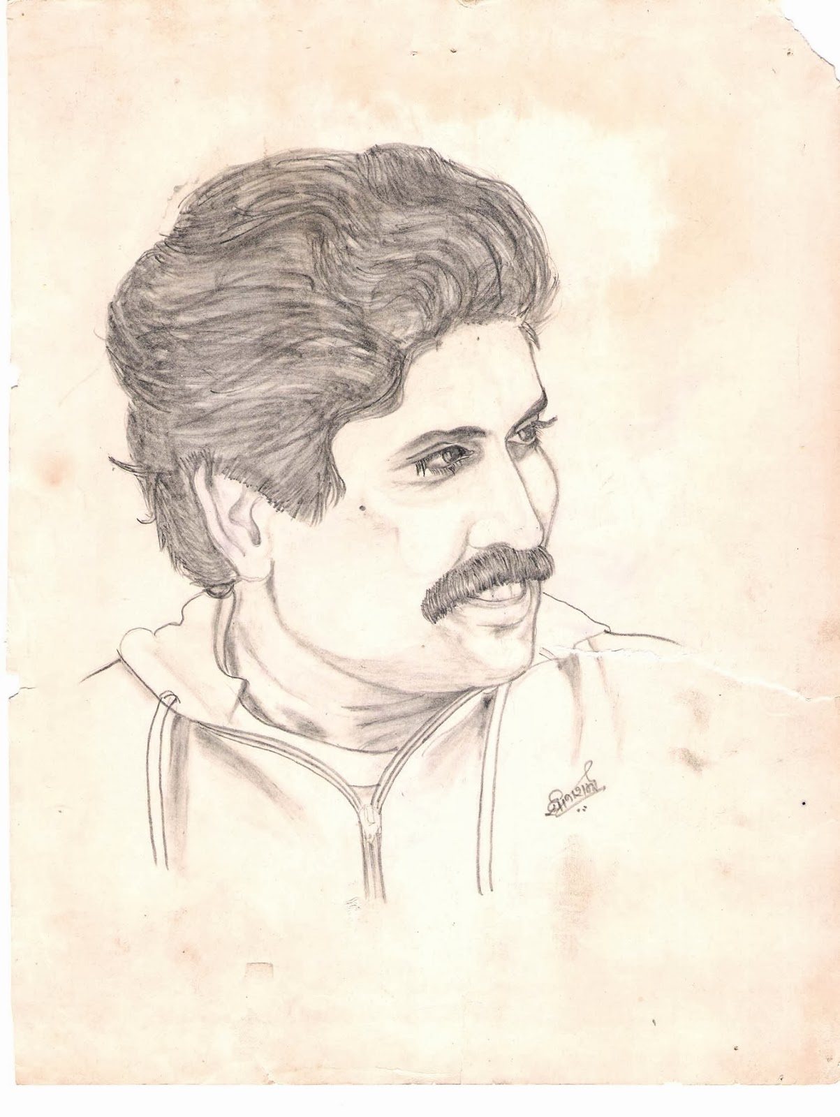 sketch: Kapil Dev