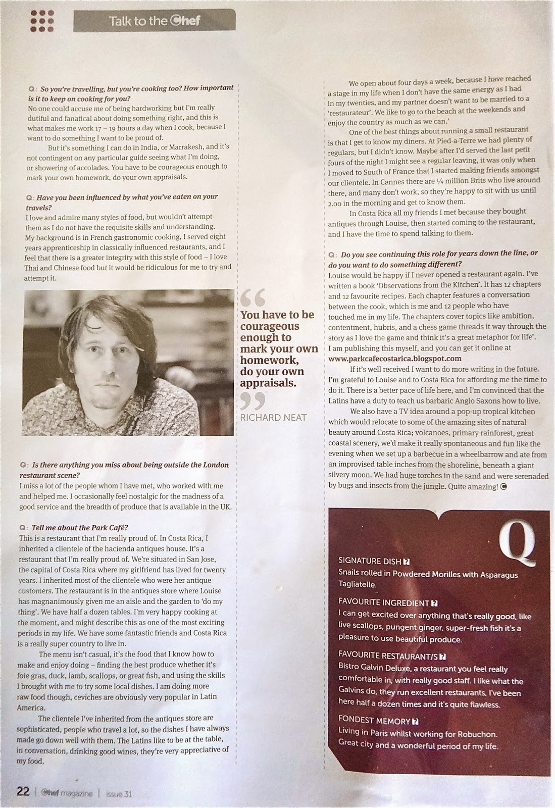 Richard Neat: What the Press Say