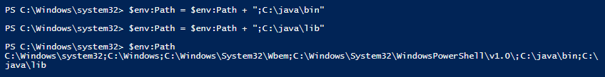 PowerShell Post: Setting Windows PowerShell path variable