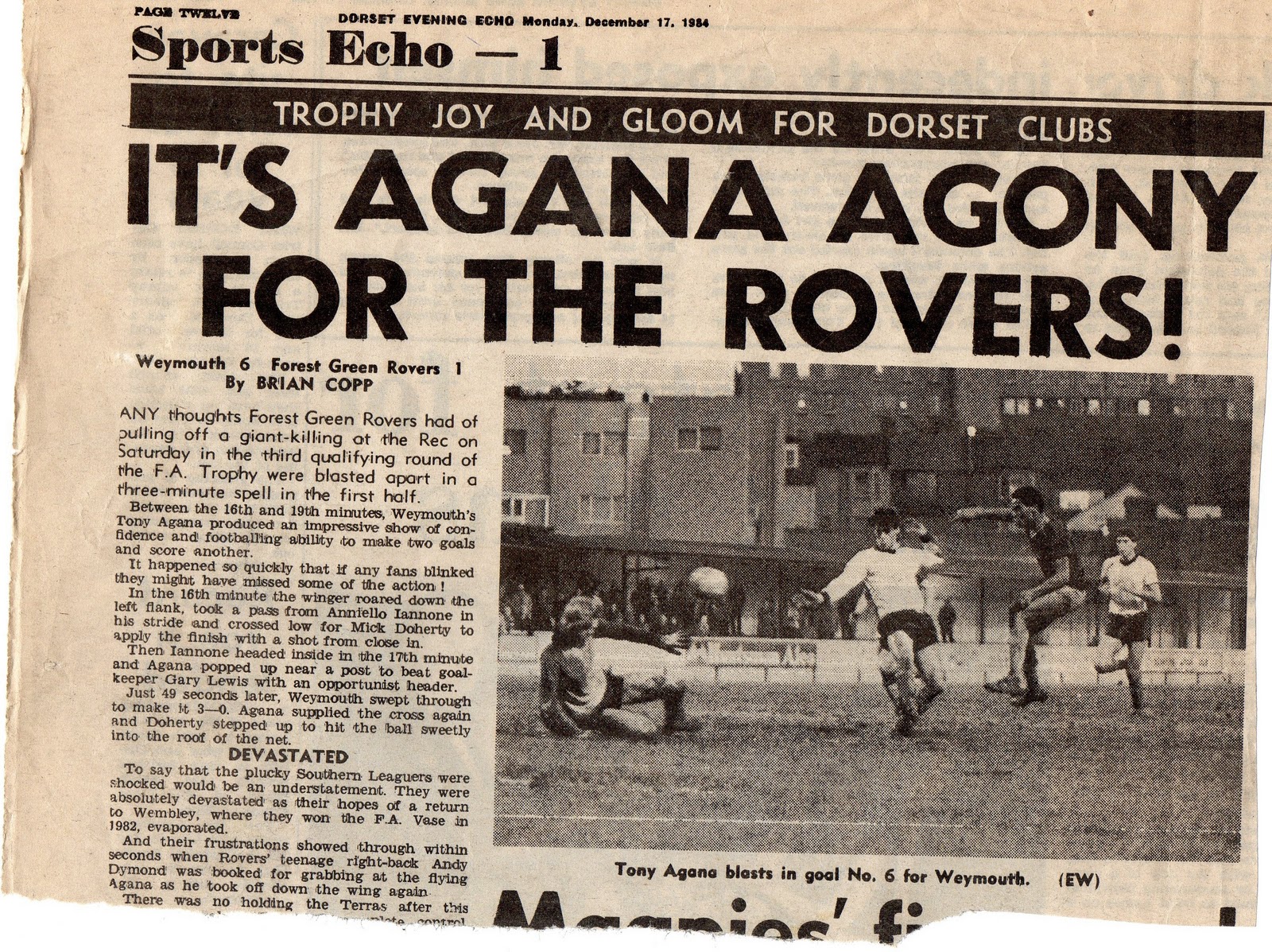 A UNITED VIEW ON FOOTBALL: Interview with Tony Agana (Part 1 - Welling ...