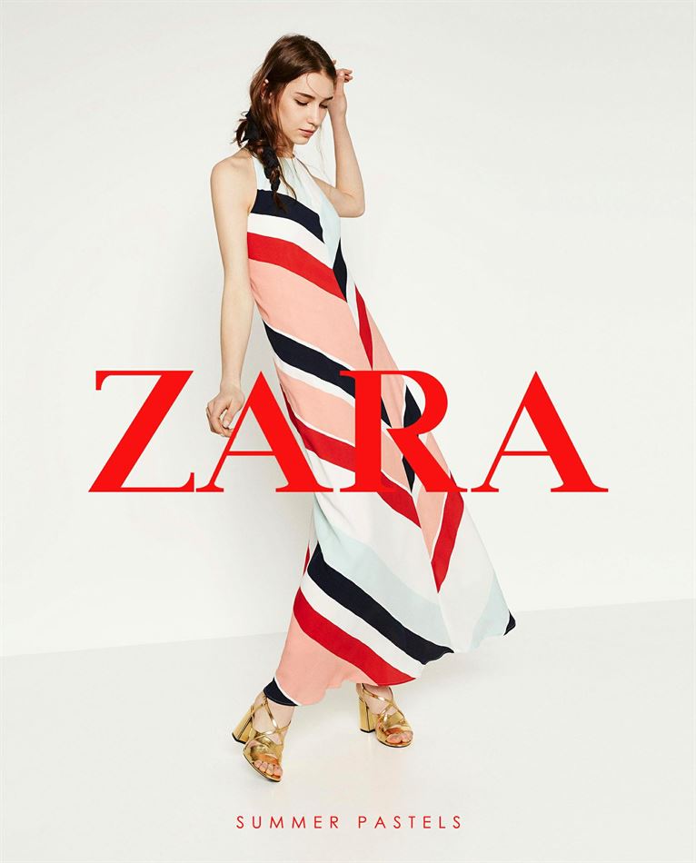 Moda Zara en tonos pastel para el verano
