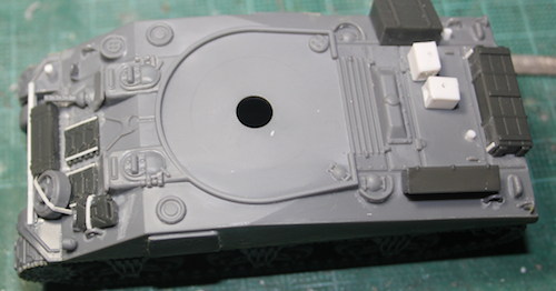 ultravanillasmurf: Warlord Games M4A4 Sherman V - engine deck