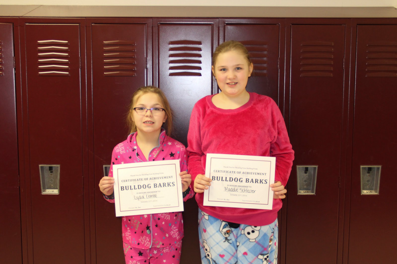 LP Bulldog Blog: K to 5th Grade Bulldogs Barks Winners