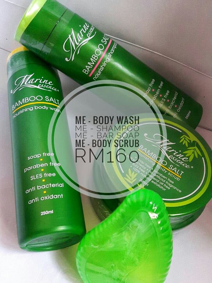 SET MANDIAN GARAM BULUH @ SET MARINE ESSENCE BAMBOO SALT