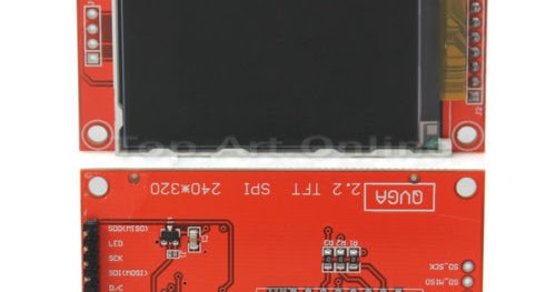 Qvga 22 240x320 Tft Spi Display With Sd Card Pinout Electrical Engineering And Programming 
