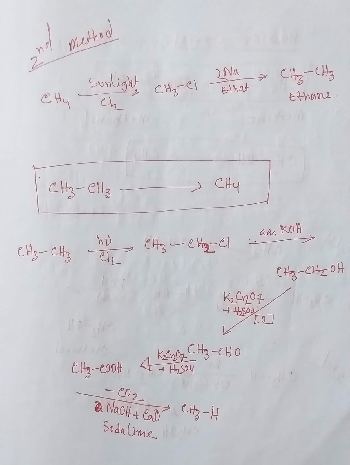 【7 and 5】How to Convert Methane to Ethane and Ethane to Methane