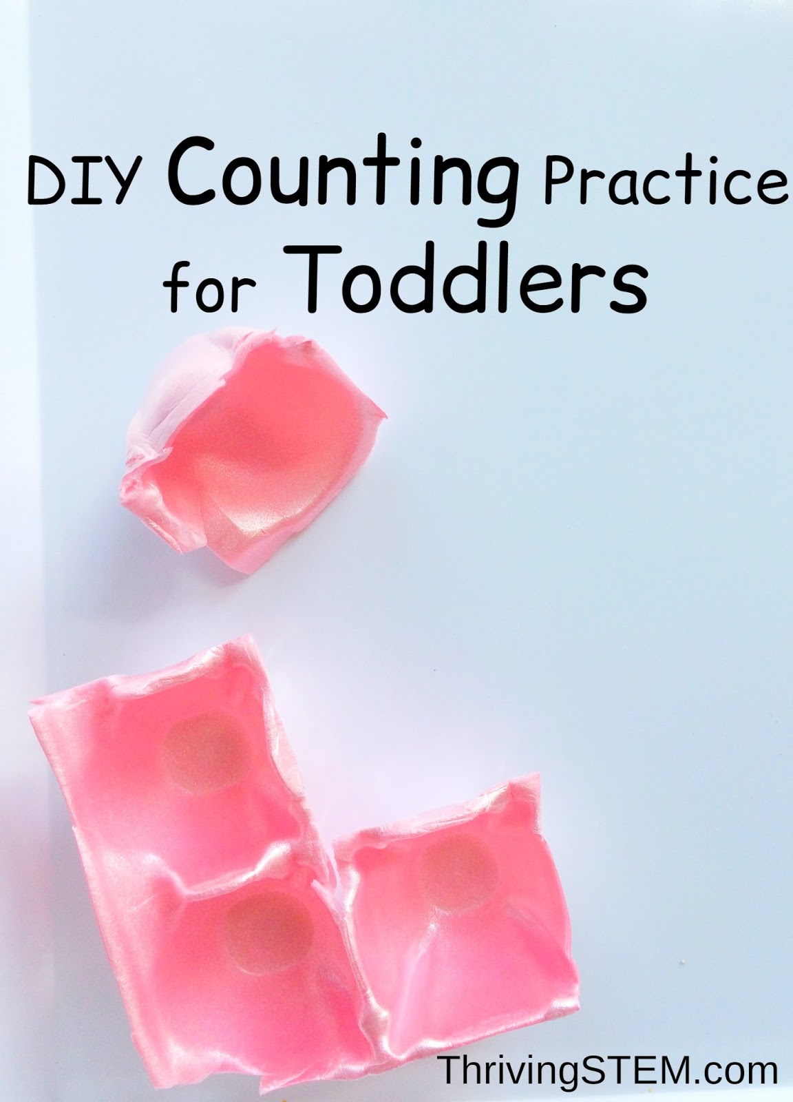 Do It Yourself Counting Practice for Toddlers - Thriving STEM