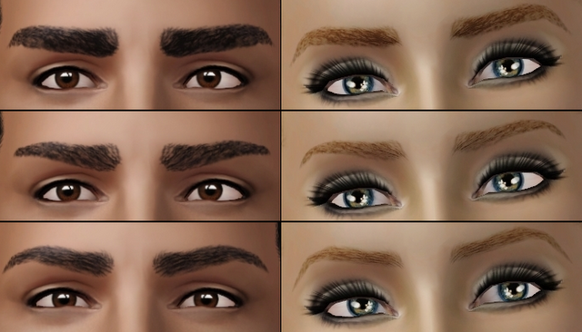 My Sims 3 Blog: New Eyebrows by Sage