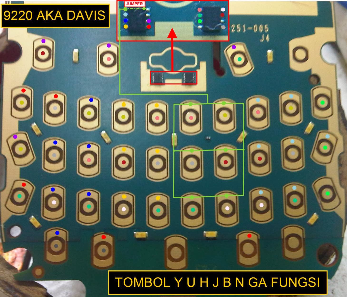 Trik Jumper BB DAVIS 9220 Problem Key | Batavia Ponsel