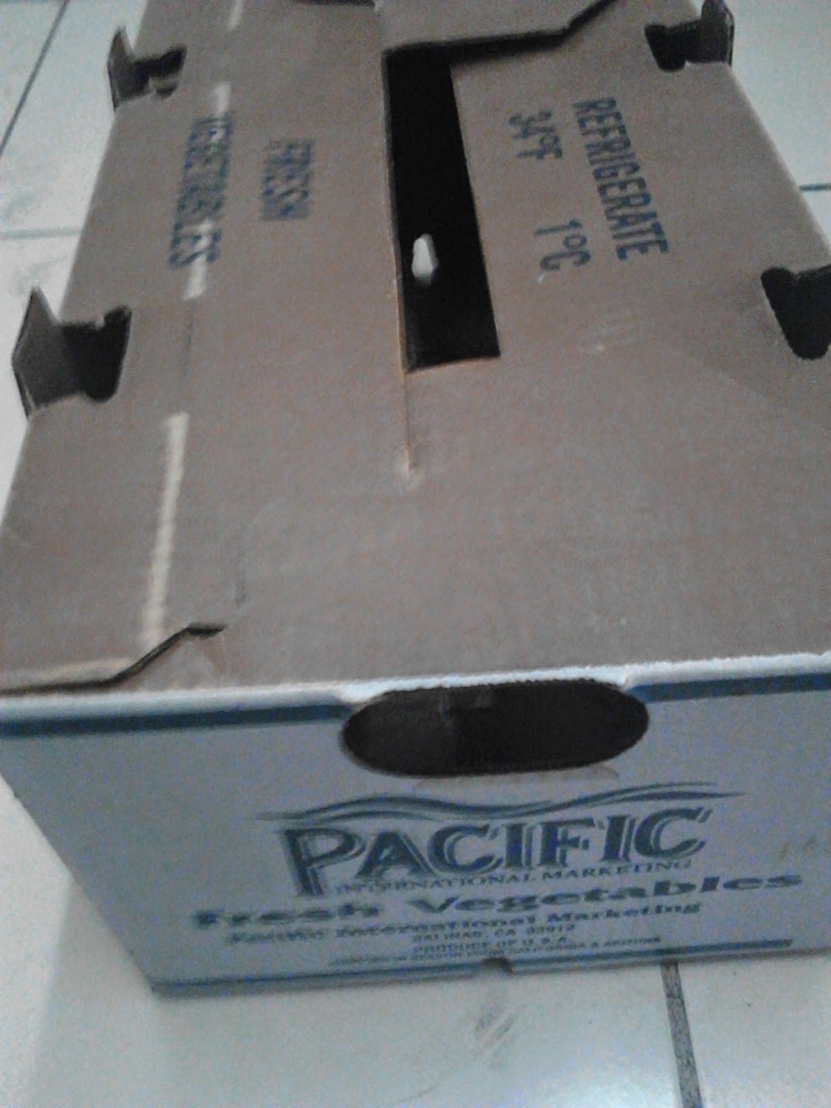 Quality Boxes: Caja encerada para Cilantro.