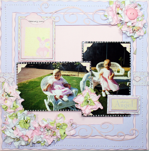 ShabbyChicAttic: Baby Girl Frame