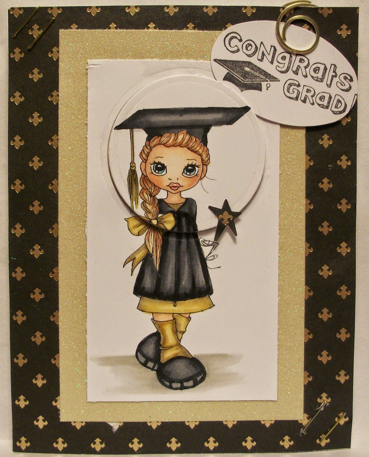 For the Love of Cardmaking: Graduation Girl!
