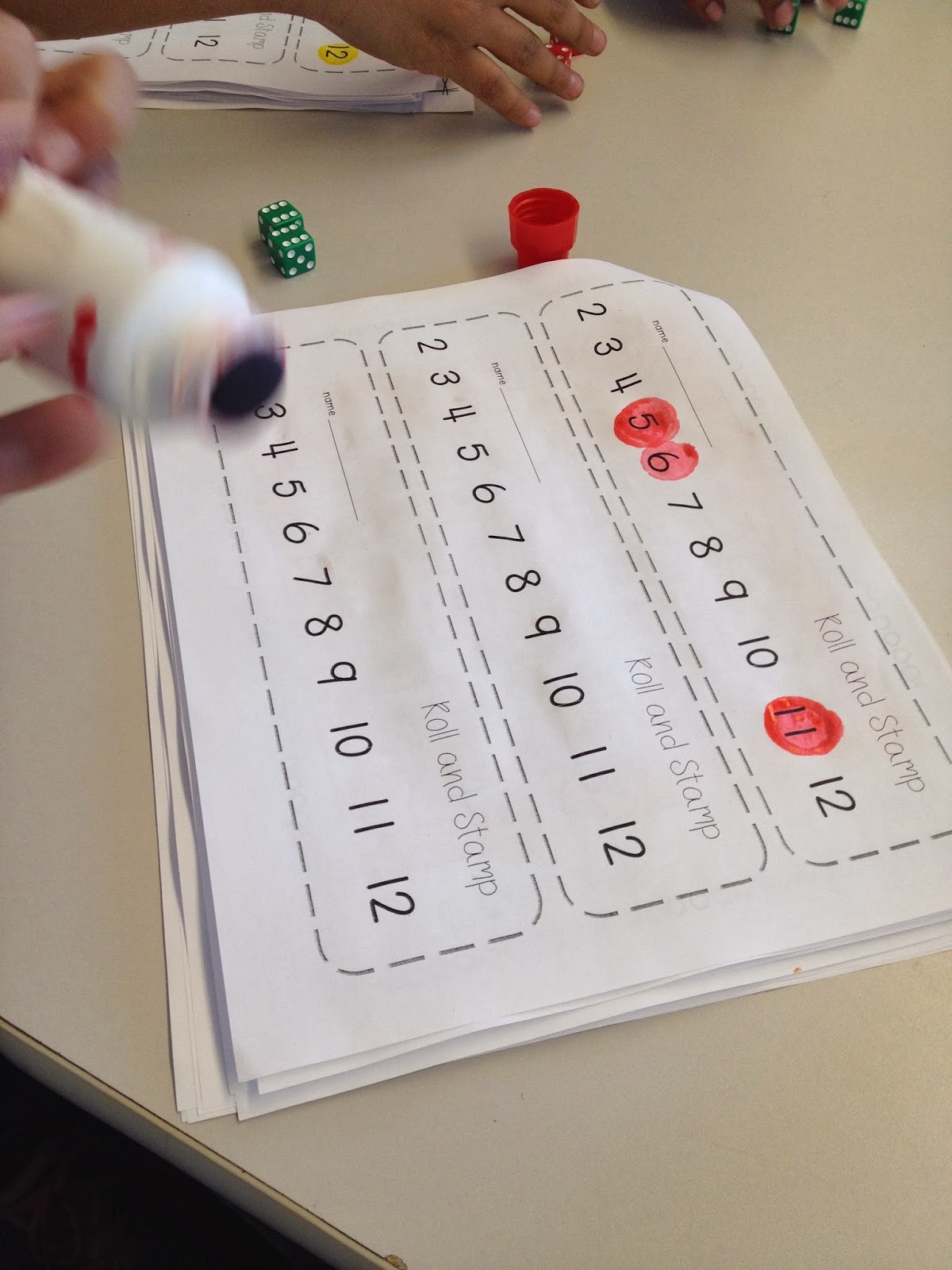 Autism Tank: Math with Bingo Dabbers!