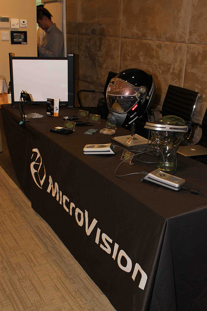 Microvision Tracker: Microvision Wearable Display