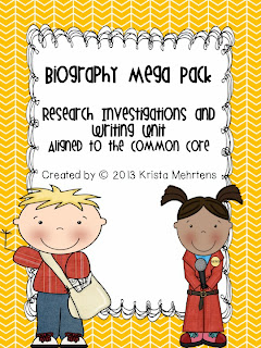 Stellar Students: Biographies, Biographies, and MORE Biographies