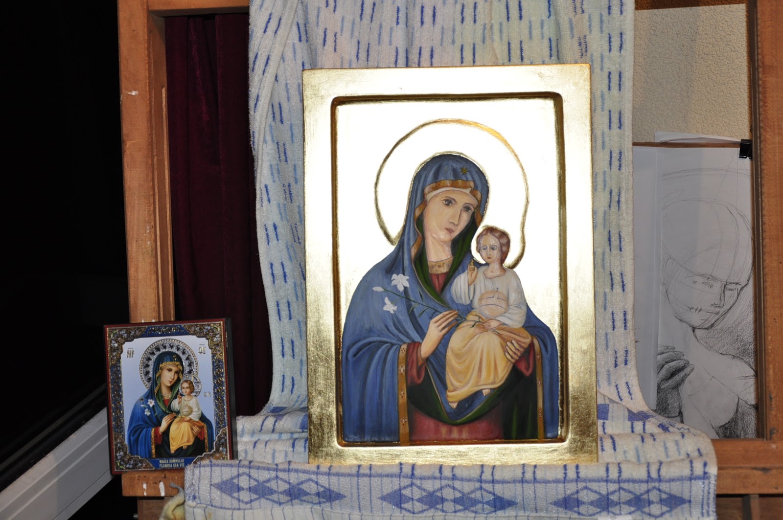 blog Mihai Ladunca: Icoana Fecioara Maria cu Pruncul Iisus