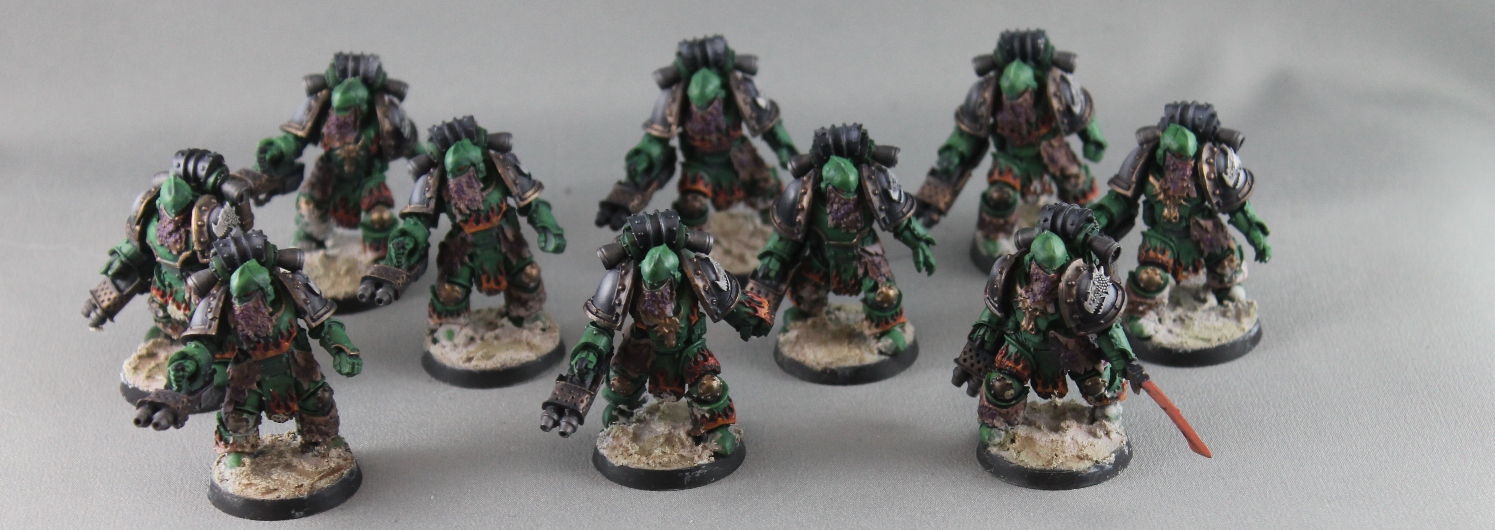 Cold Painting Table: 30k Salamanders